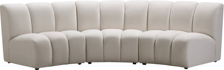 Infinity Modular Sofa In Cream - Hyme Furniture